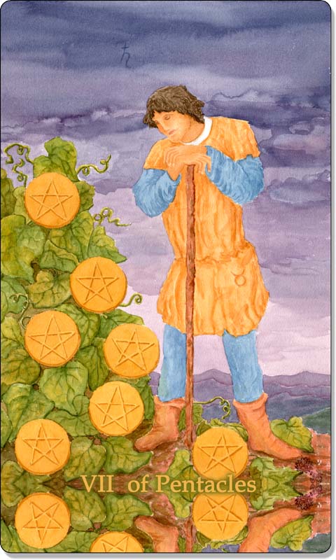 7 Of Pentacles Tarot Card Meaning | Spiritual Tarot